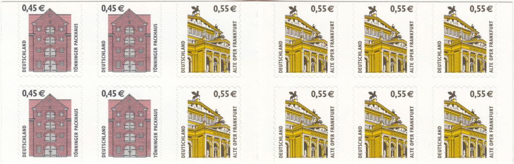 Germany, Varieties of Postage Stamps: Historic Sites and Objects ...