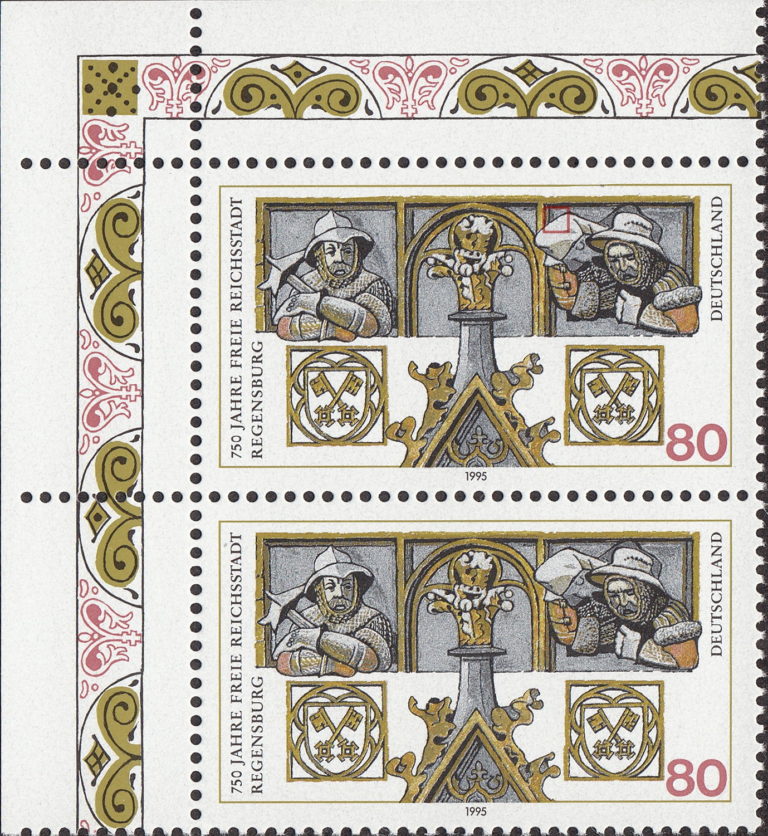 Germany – types and flaws on postage stamps (1995-1999) – World Stamps ...