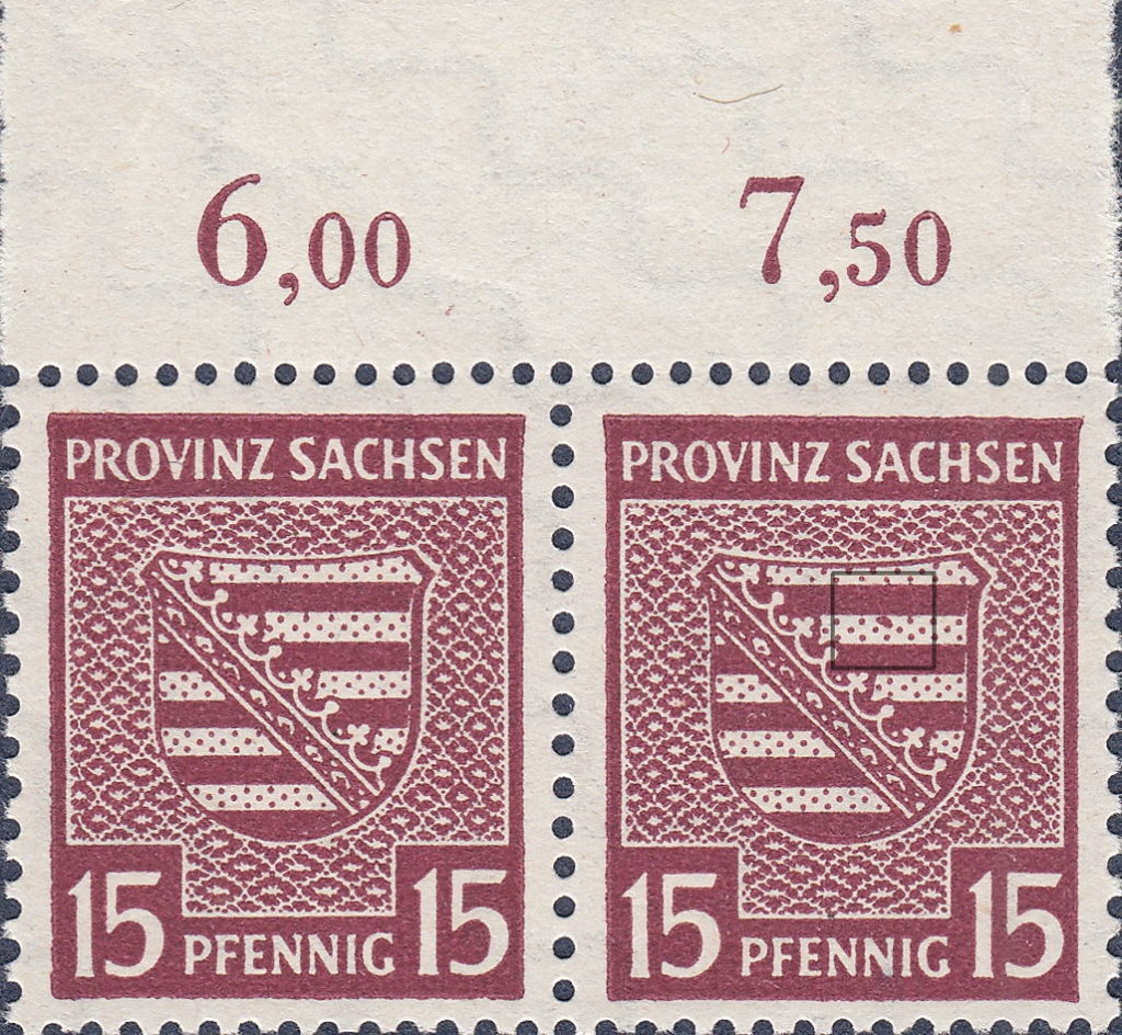 Germany, Soviet Occupation Zone: Saxony Province: varieties of postage ...