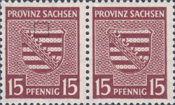 Germany, Soviet Occupation Zone: Saxony Province: varieties of postage ...