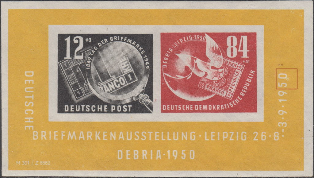 GDR Commemorative Issues of 1949-1955: Varieties – World Stamps Project