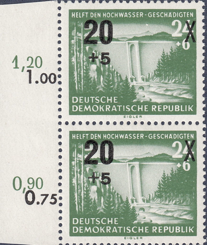 GDR Commemorative Issues of 1949-1955: Varieties – World Stamps Project