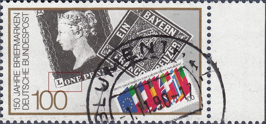 Germany – types and flaws on postage stamps (1990-1994) – World Stamps ...